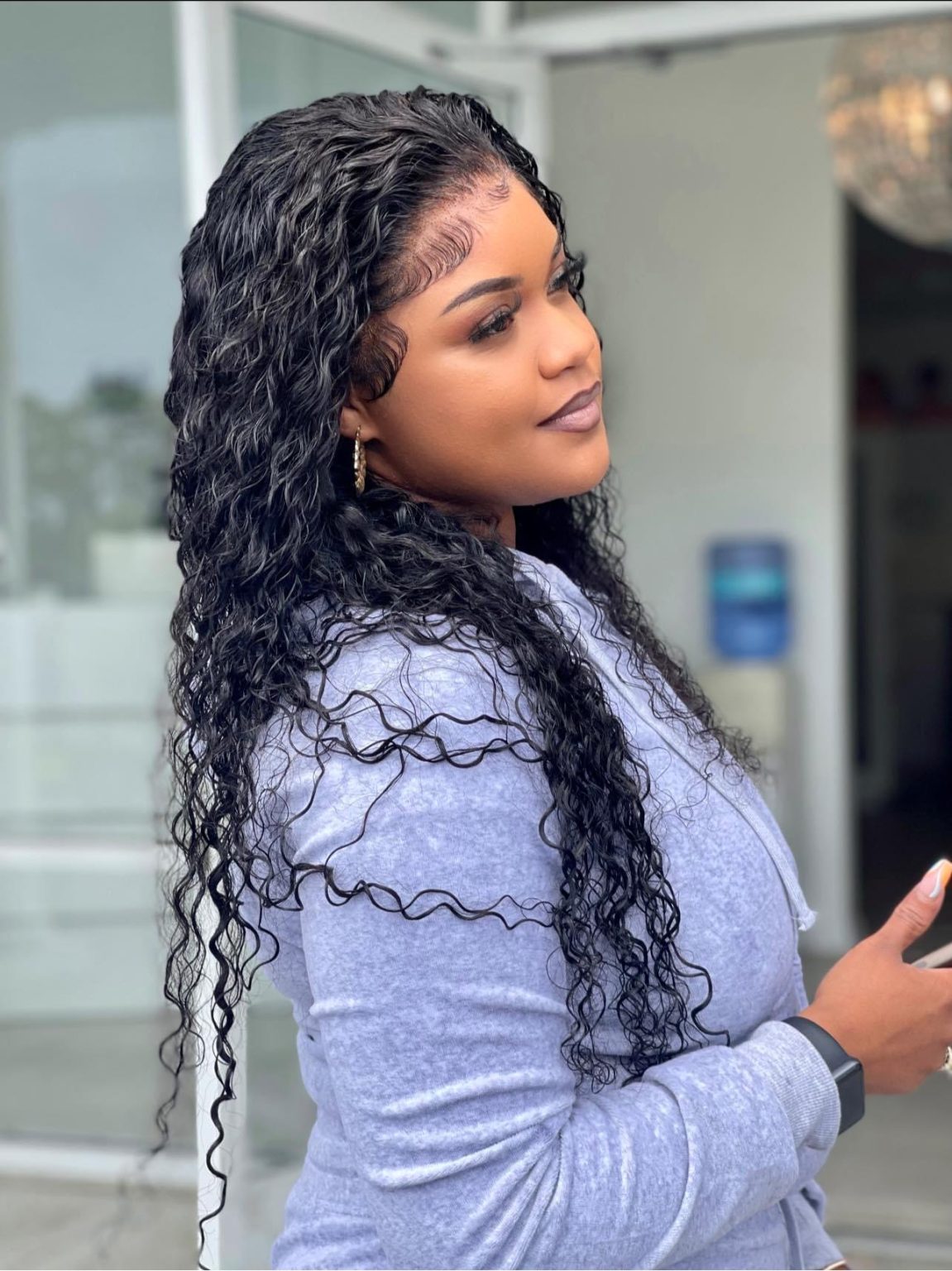 30″ Deep wave lace front wig | Inner Faith Hair Company